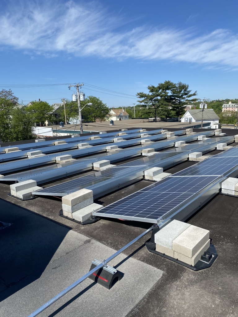 Solar Panels on a Flat Roof - SGE Solar